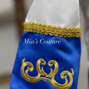 Boys Prince Charming Inspired Suit, Royal Blue Boys Suit, Boys Gold ...