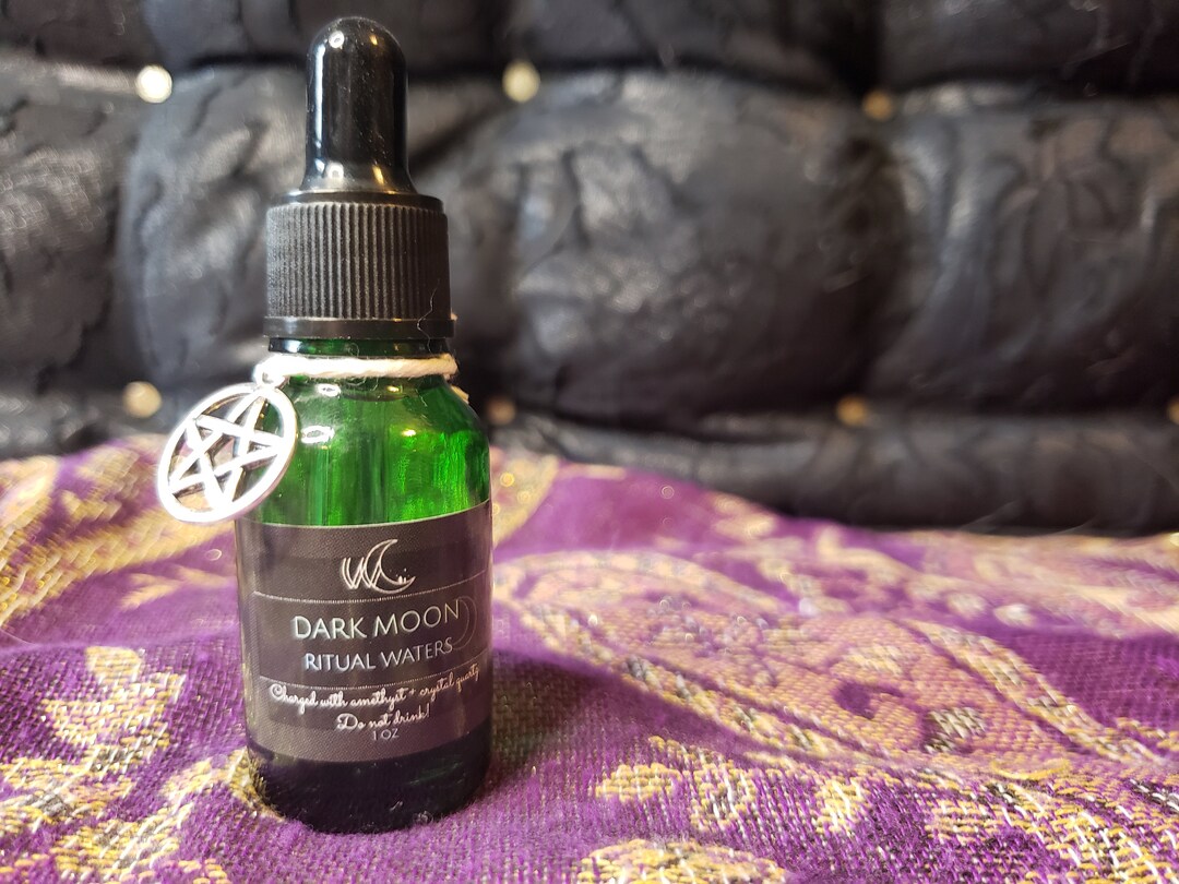 Dark Moon Ritual Water Small Dark Moon Water Ritual Water - Etsy