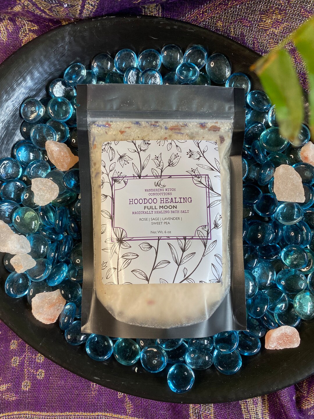 Bath Salt Full Moon Bath Salt Ritual Salt Healing Bath - Etsy