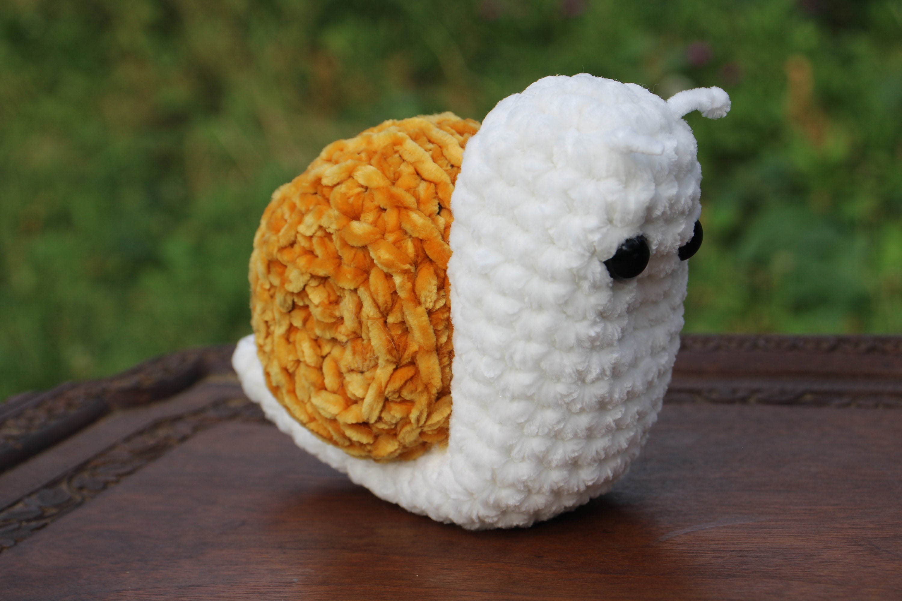 Jumbo Crochet Snail Plushie Crochet Snail Plushie - Etsy Australia