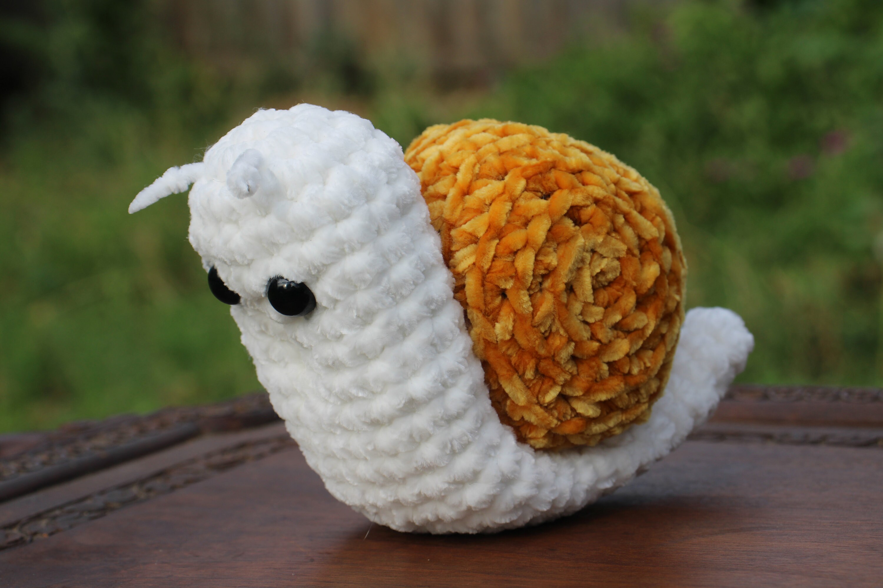 Jumbo Crochet Snail Plushie Crochet Snail Plushie - Etsy