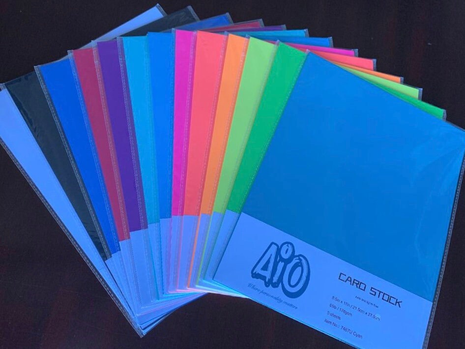 Premium Paper Stock Perfect for Paper Crafting, Card Making ...