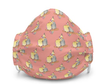 Cockatiel Face Mask - Etsy