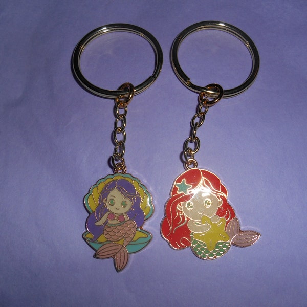 Mermaid Keychain Svg - Etsy