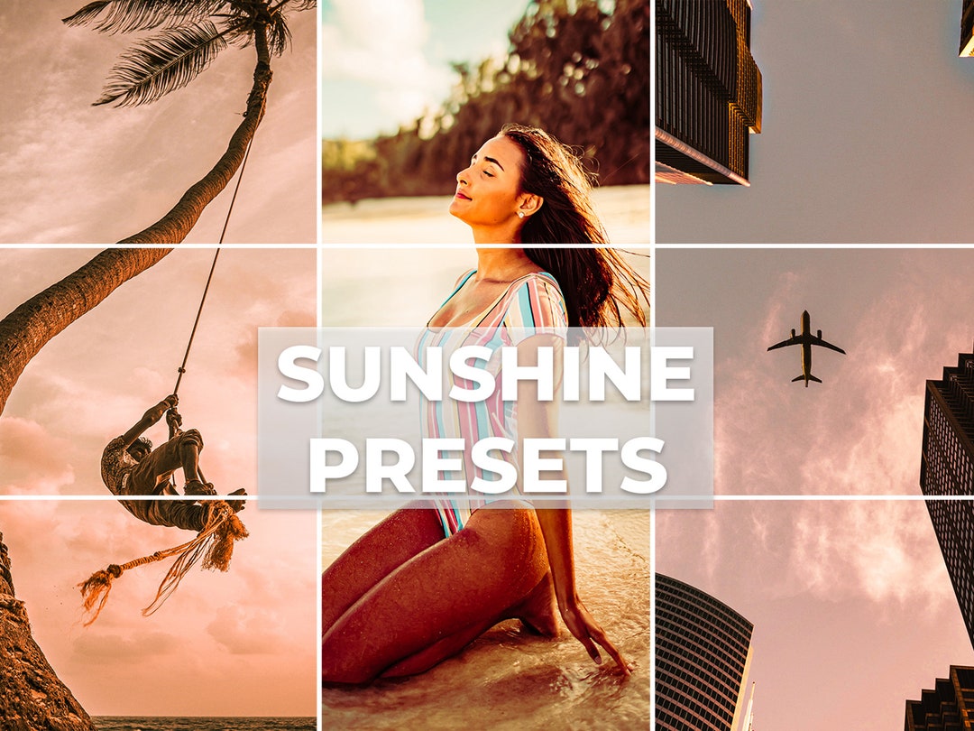 Sunshine Lightroom Mobile Presets, Clean Photo Editing Filter ...