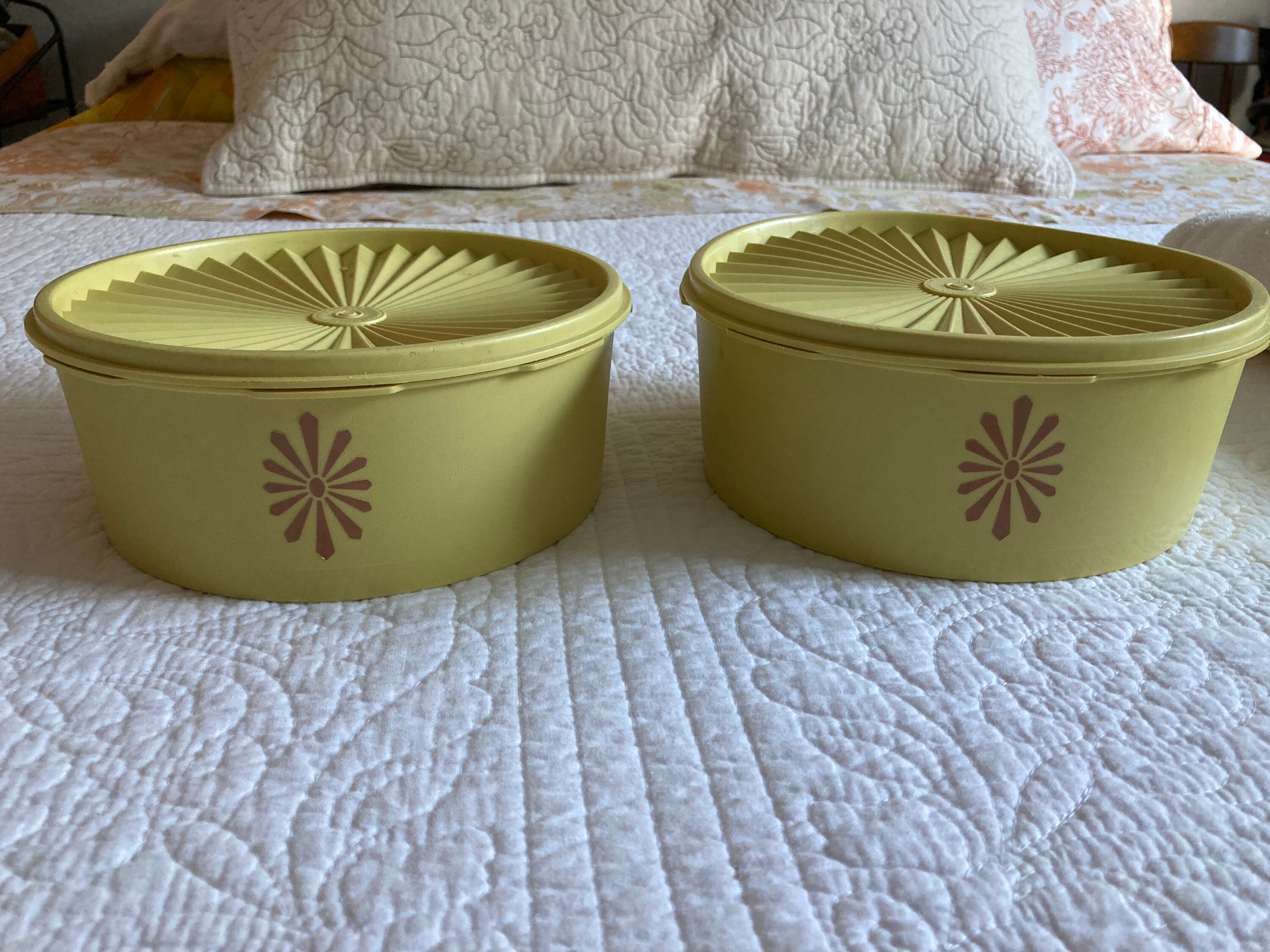 Giant Canister Gold Tupperware at Joann Bayer blog