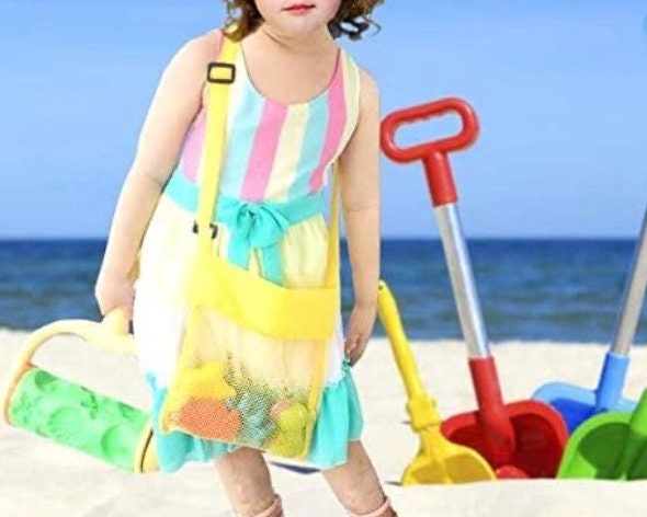 Monogram Sea Shell Bag, Mesh Sea Shell Bag, Personalized Beach Bags ...