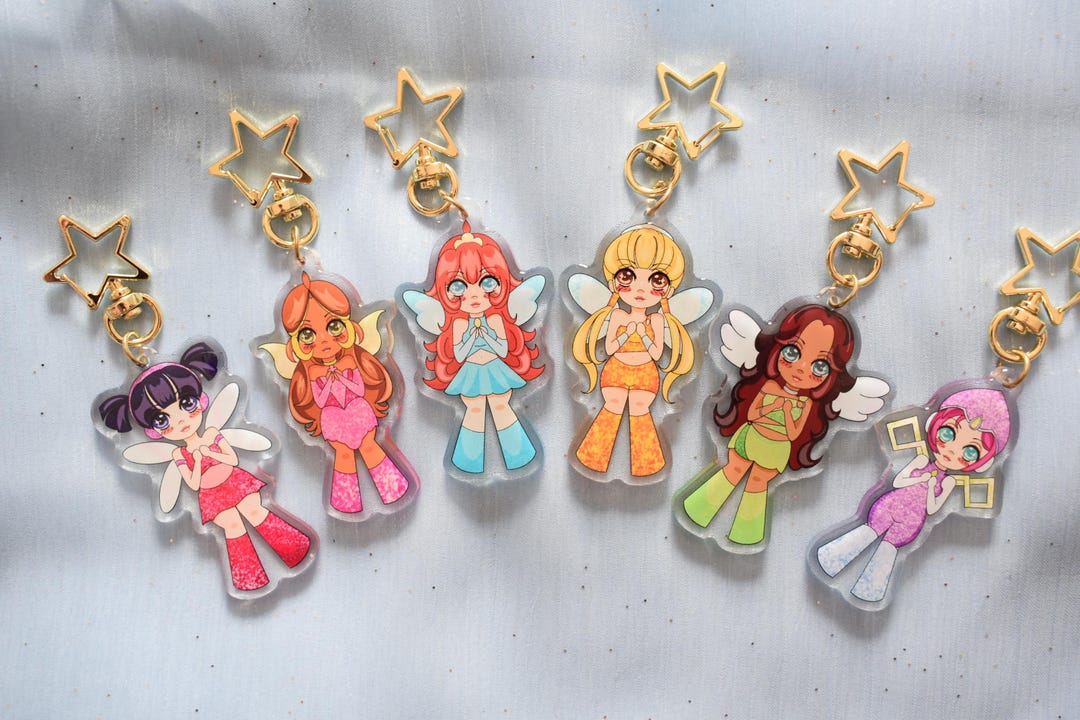 Winx Club Fairy Keychains - Etsy
