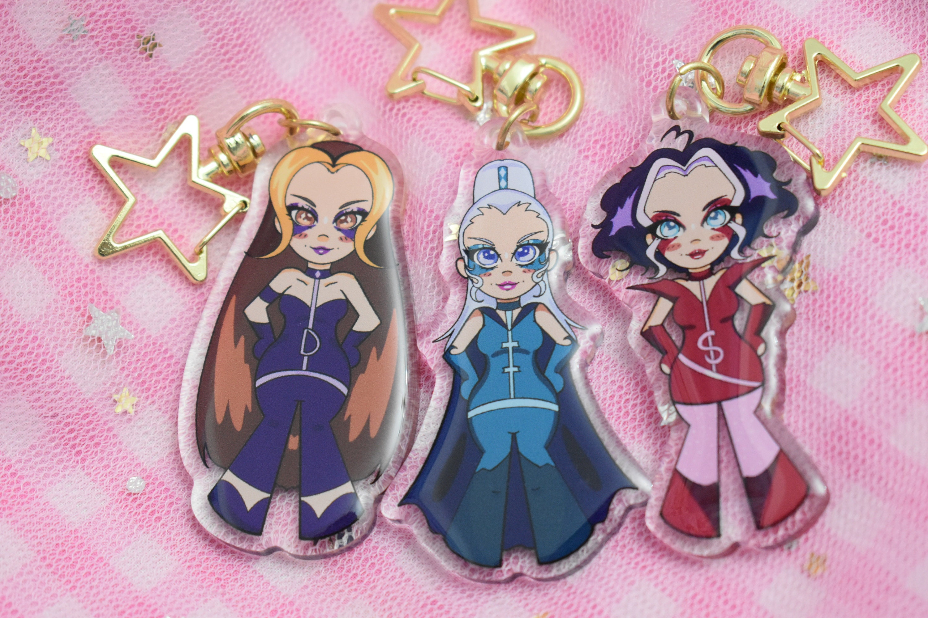 Winx Club the Trix Fairy Keychains - Etsy