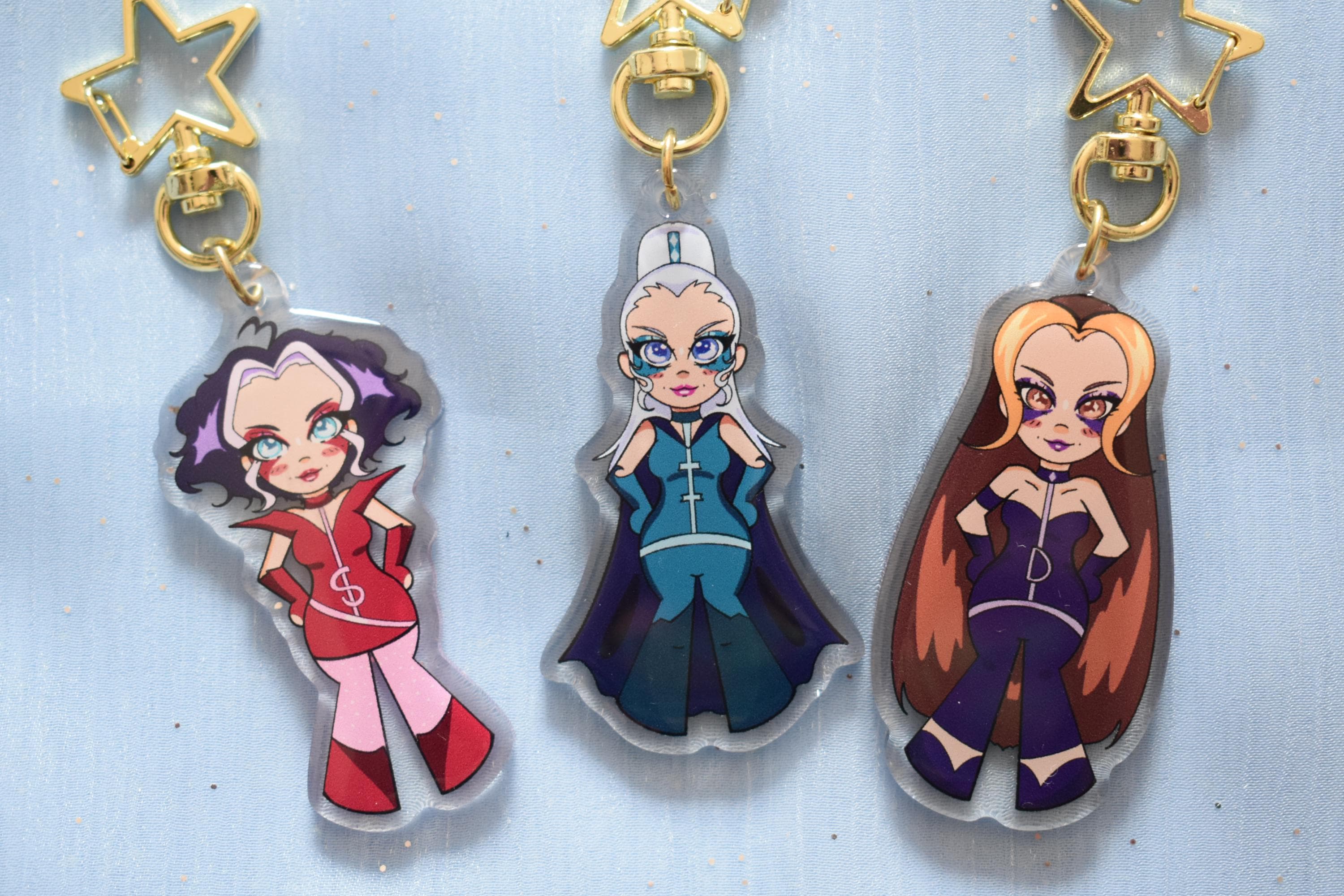 Winx Club the Trix Fairy Keychains - Etsy