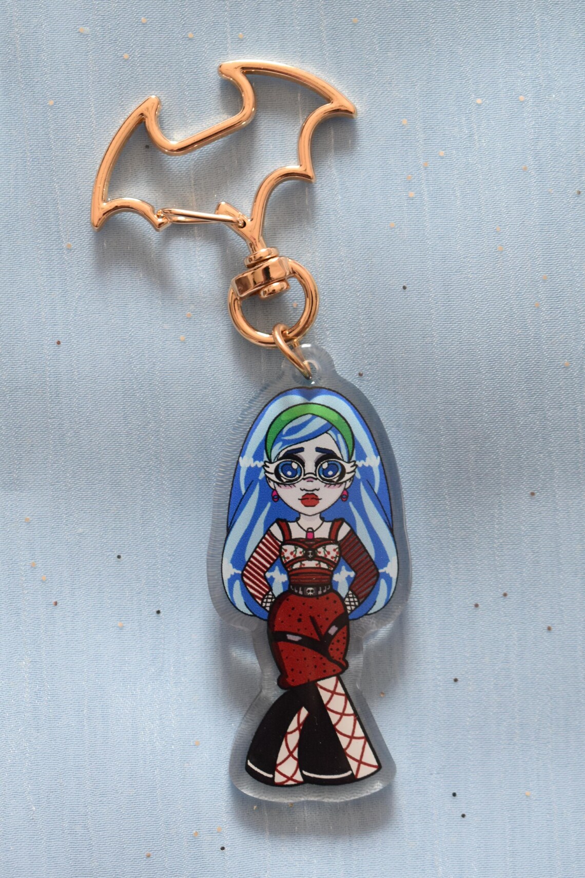 Monster High Keychains Draculaura, Clawdeen, Frankie, Lagoona, Ghoulia ...