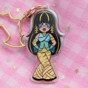 Monster High Keychains Draculaura, Clawdeen, Frankie, Lagoona, Ghoulia ...