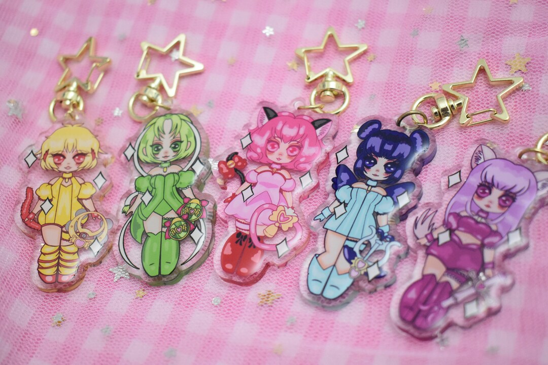 Tokyo Mew Mew Magical Girl Keychains - Etsy