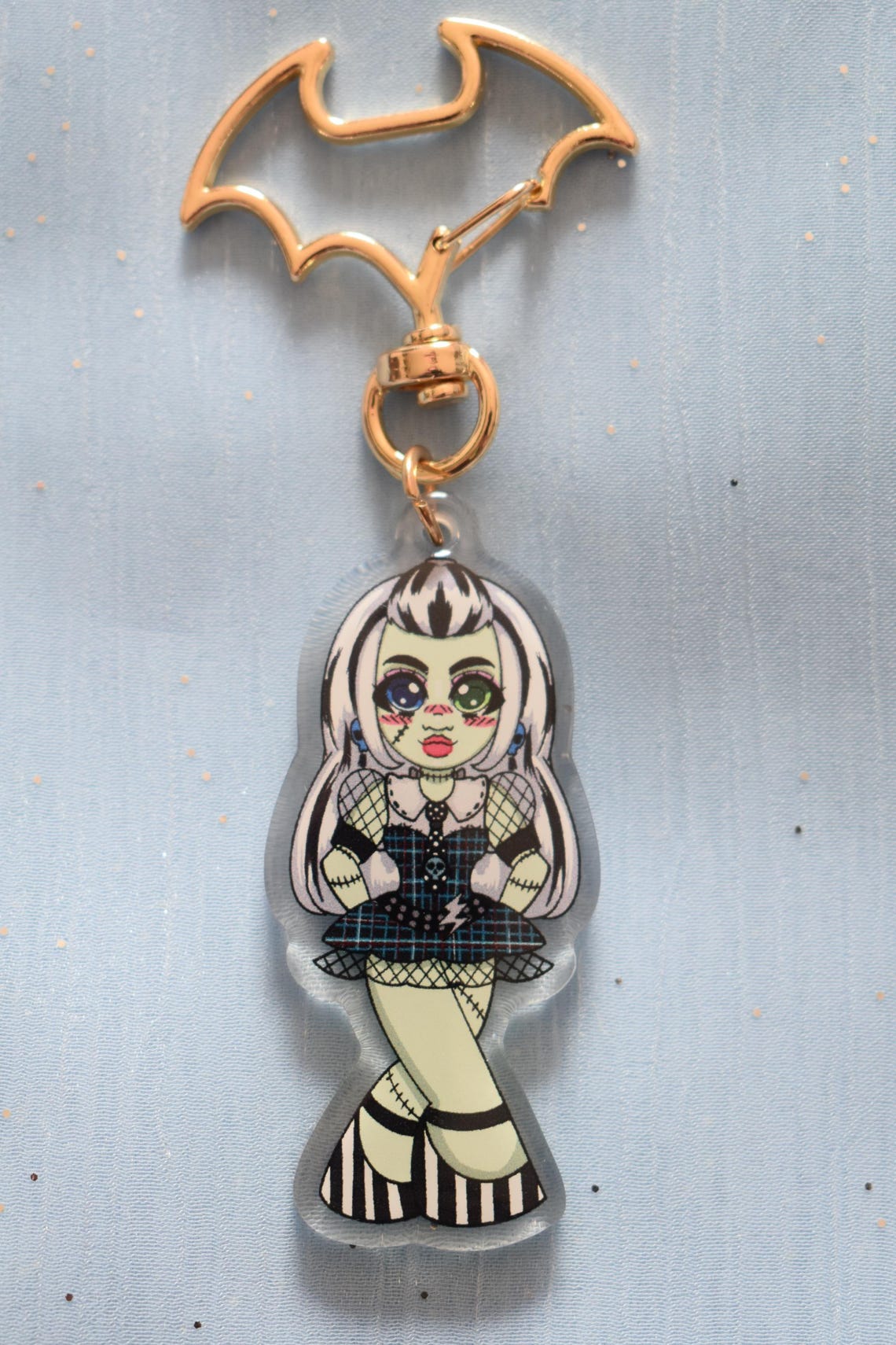Monster High Keychains Draculaura, Clawdeen, Frankie, Lagoona, Ghoulia ...