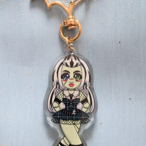 Monster High Keychains Draculaura, Clawdeen, Frankie, Lagoona, Ghoulia ...