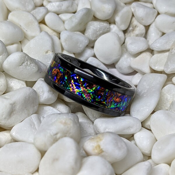 Iridescent Ring - Etsy