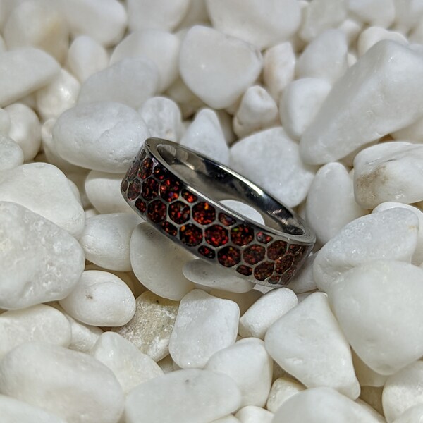 Honeycomb Ring - Etsy