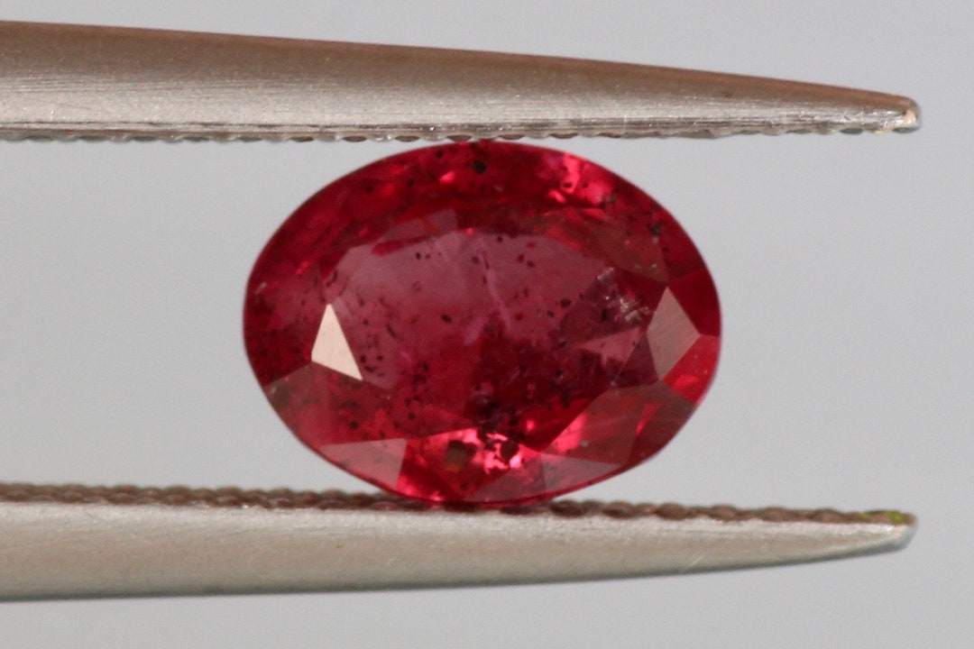 1.48carat Natural Pigeon Blood Color Ruby Gemstone Oval Cut With Very ...