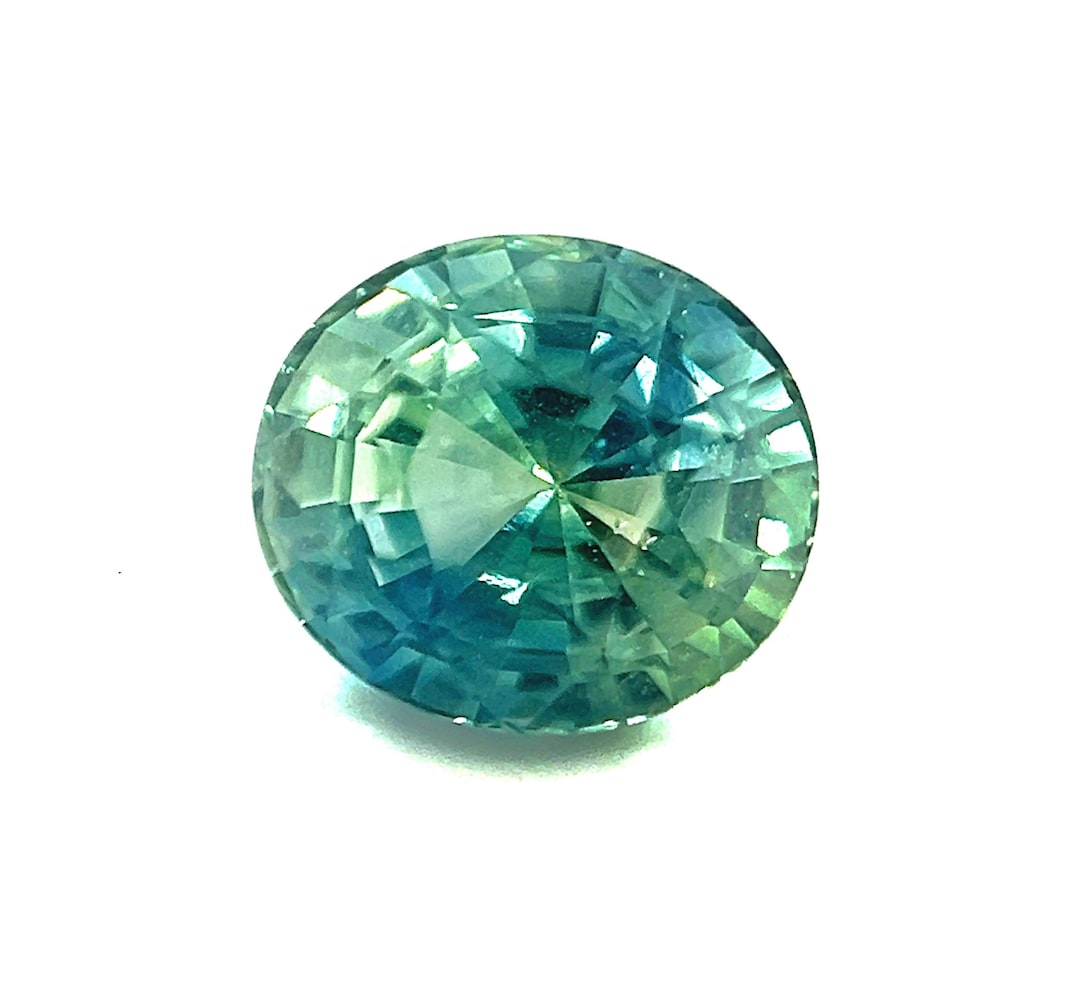 SOLD 2.01carat Natural LOUPE CLEAN Bi-color Sapphire Gemstone Brilliant ...
