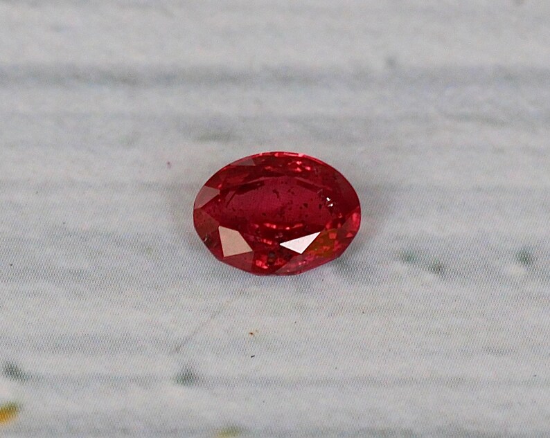 1.48carat Natural Pigeon Blood Color Ruby Gemstone Oval Cut | Etsy