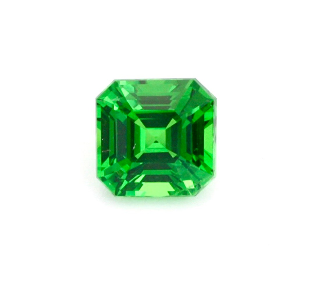 SOLD 1.16carat Natural Tsavorite Top Stone Asscher Cut Excellent ...