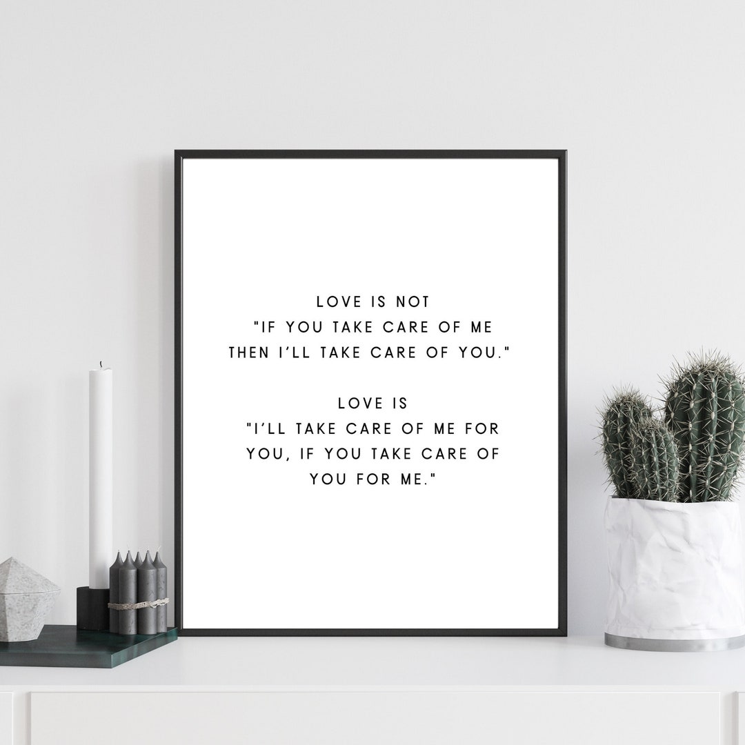 Love Wall Art, Printable Art, Love Quote Print, Love Poster, Digital ...