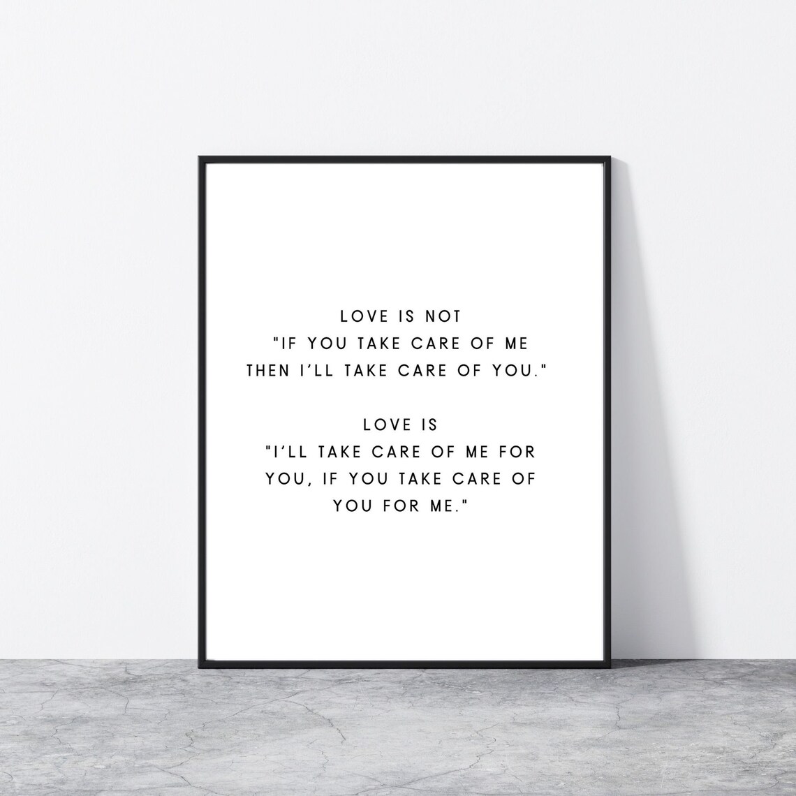 Love Wall Art, Printable Art, Love Quote Print, Love Poster, Digital ...
