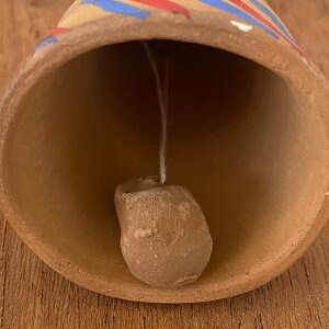 Mexican Clay Bell - Rooster Clay Bell - Folk Art Bell - Aguilar Bell ...