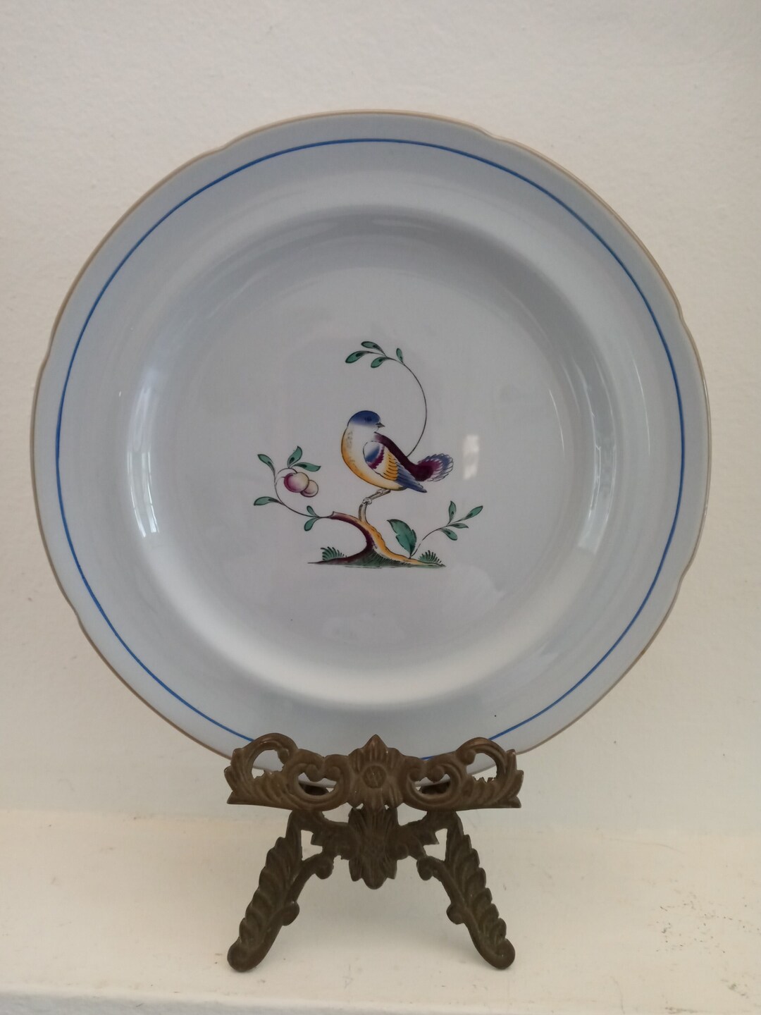 Set of 2 Spode Queens Bird Salad Plates-made in England-vintage Plates ...