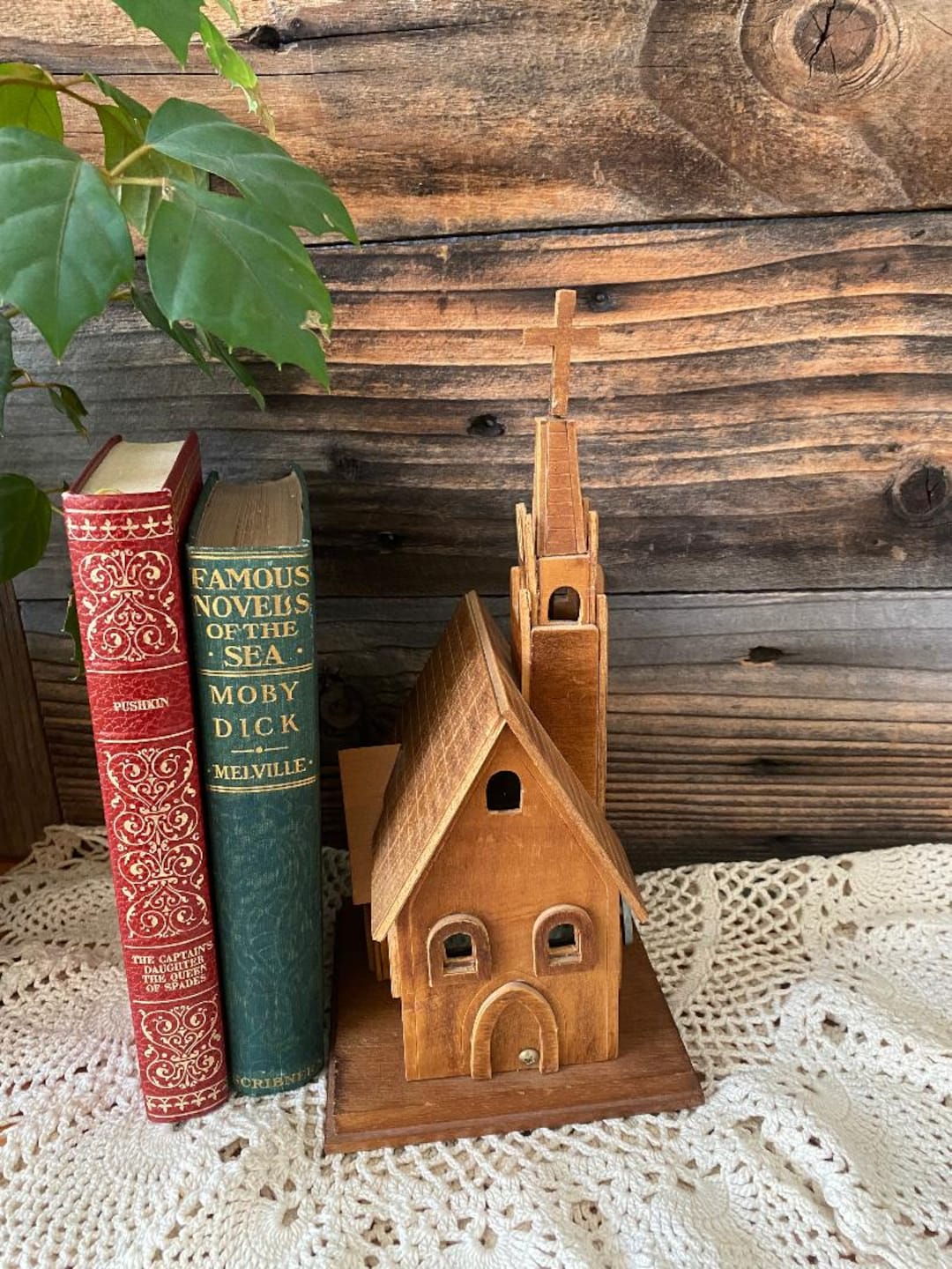Church - Wooden Music Box - Amazing Grace - Handcrafted Church ...
