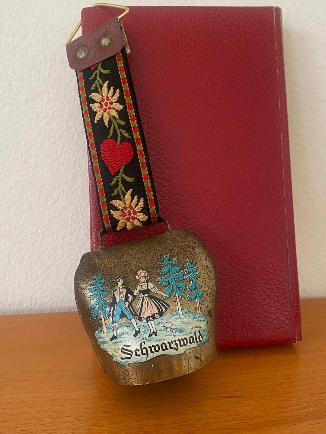 Brass Cow Bell Large Cow Bell German Cowbell Hand Forged Dinner Bell ...