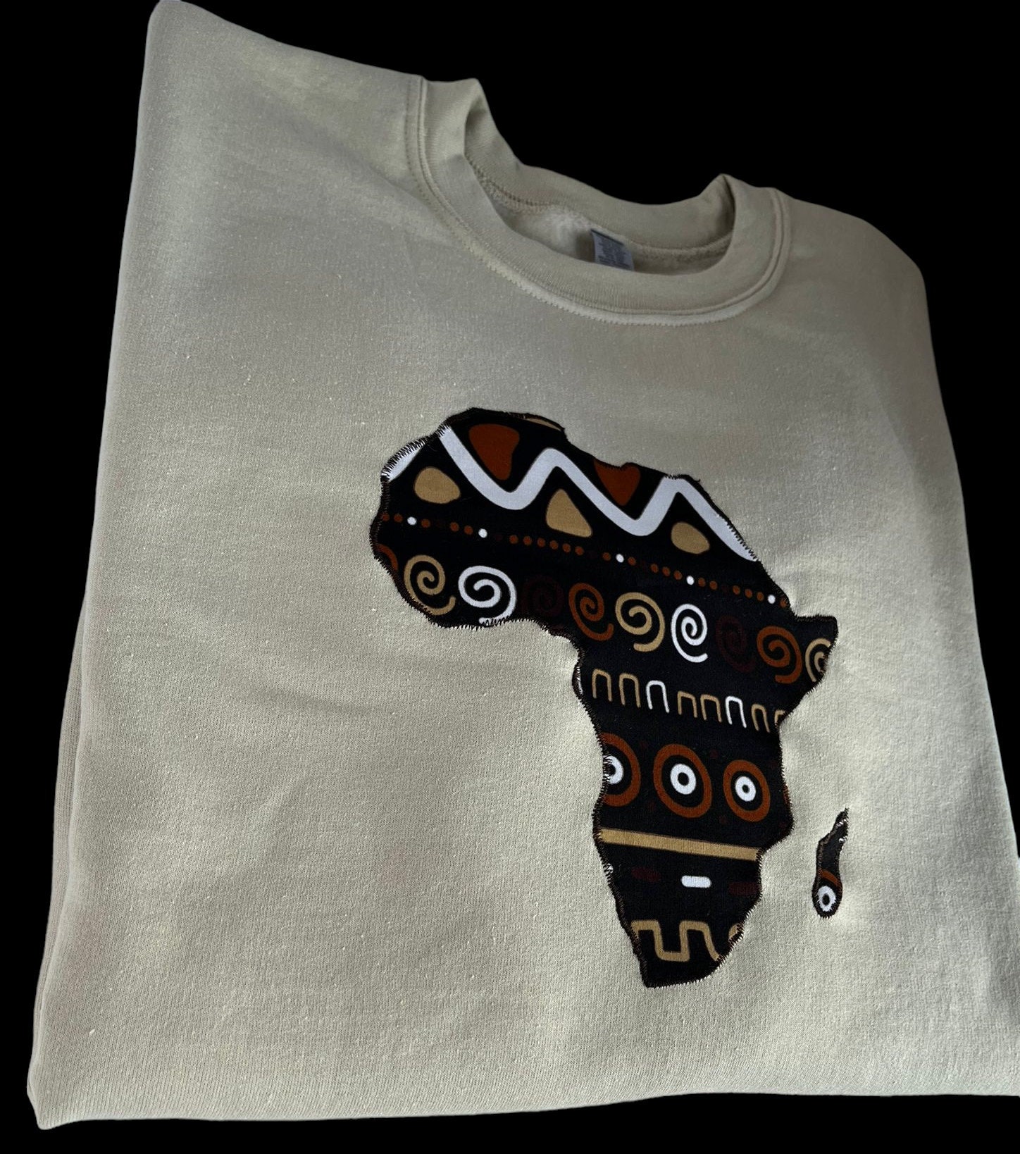 African Map Sweatshirt| African Map Hoodie| Ankara Patchwork Hoodie ...