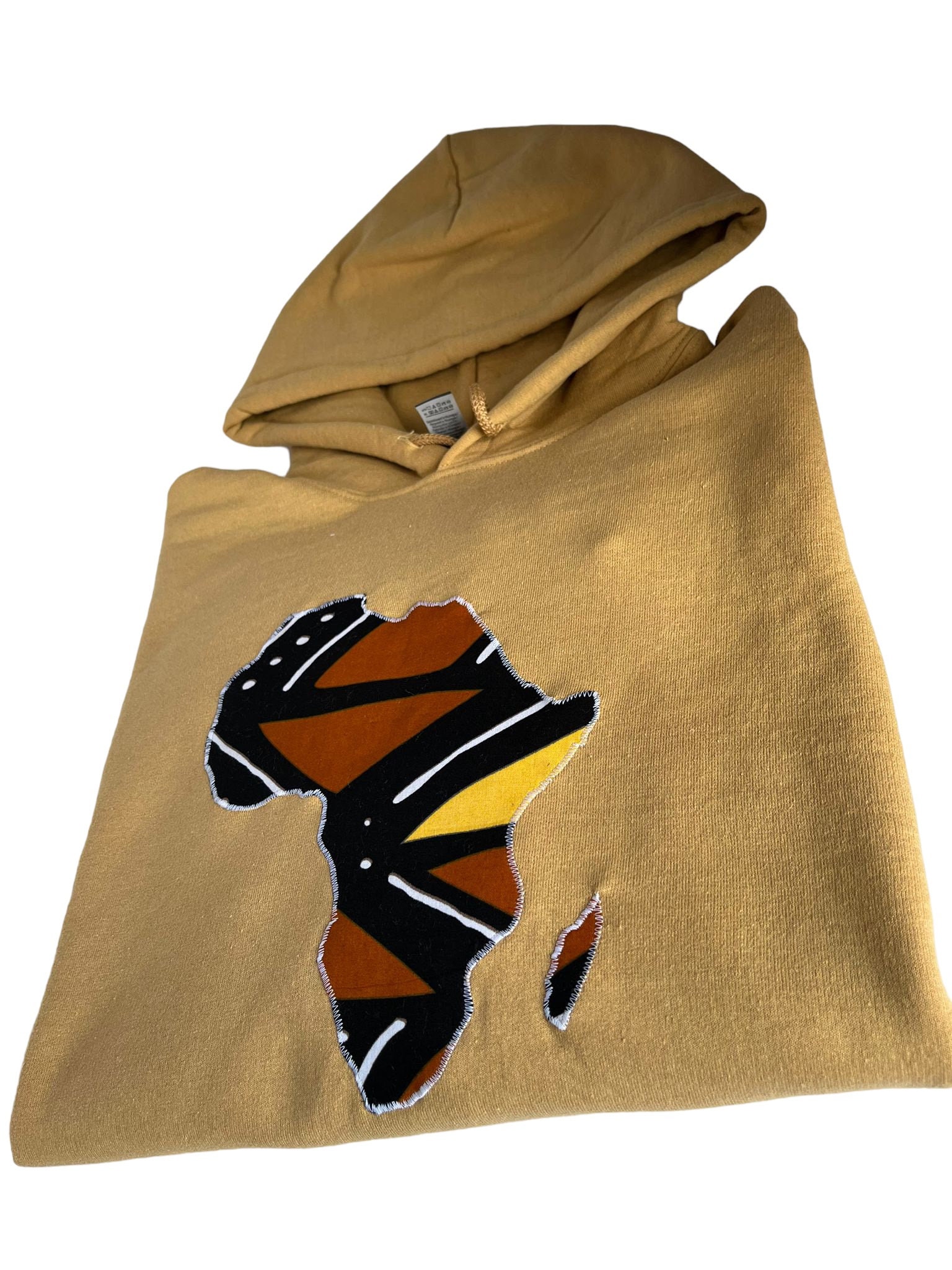 Africa Map Hoodie| African Map Sweatshirt| Ankara Patchwork Hoodie ...
