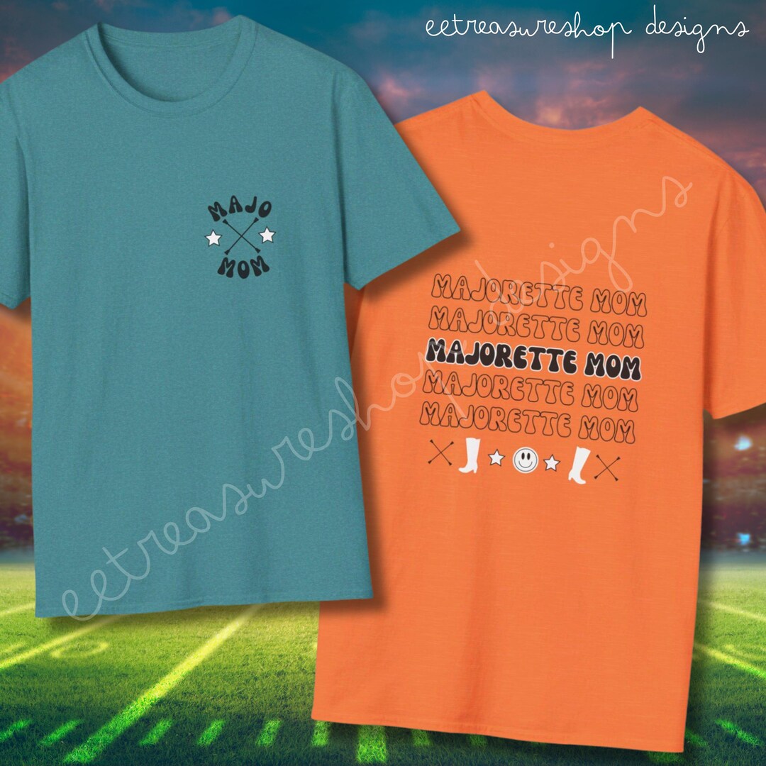 Majorette Mom Unisex Softstyle T-shirt, Birthday Gift for Baton Twirler ...
