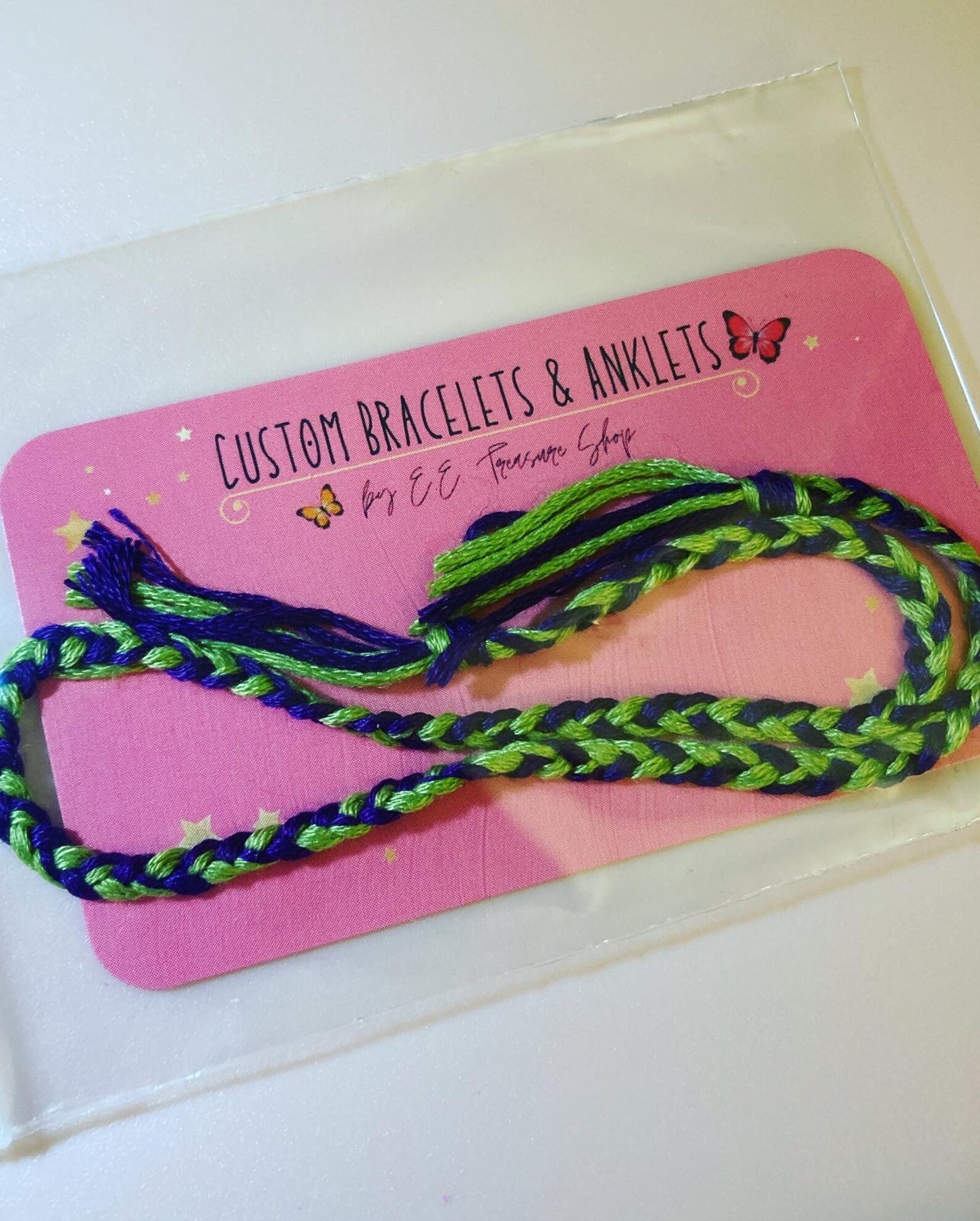 Custom Thread Braided Friendship Bracelets Stacking - Etsy