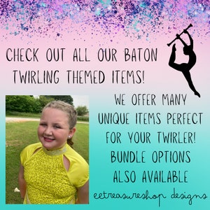 Baton Twirler 8 Sticker Bundle, Waterproof Vinyl, Water Bottle, Laptop ...