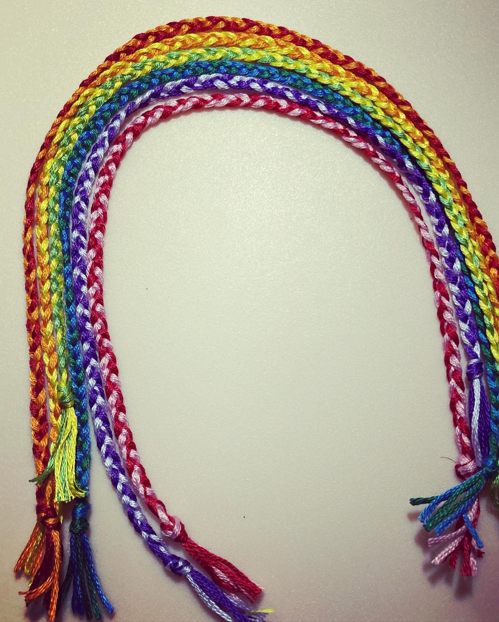 Custom Thread Braided Friendship Bracelets Stacking - Etsy