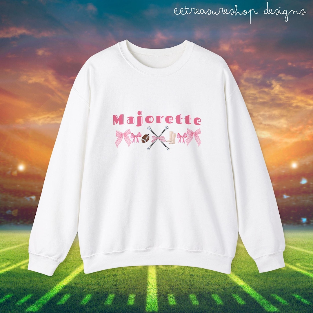 Majorette Pink Bows Unisex Heavy Blend Crewneck Sweatshirt, Birthday ...