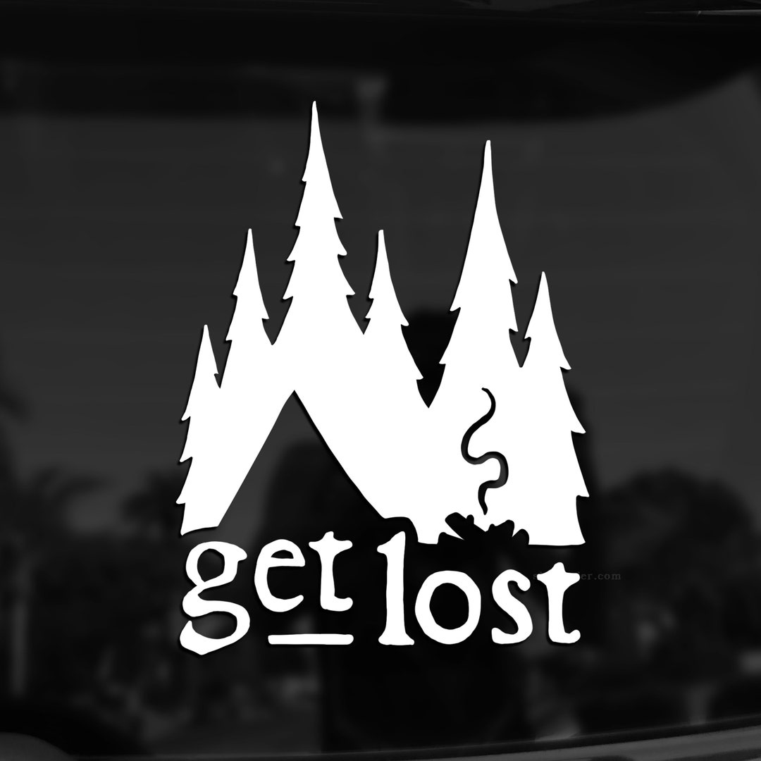 Get Lost - Vinyl Decal - Etsy