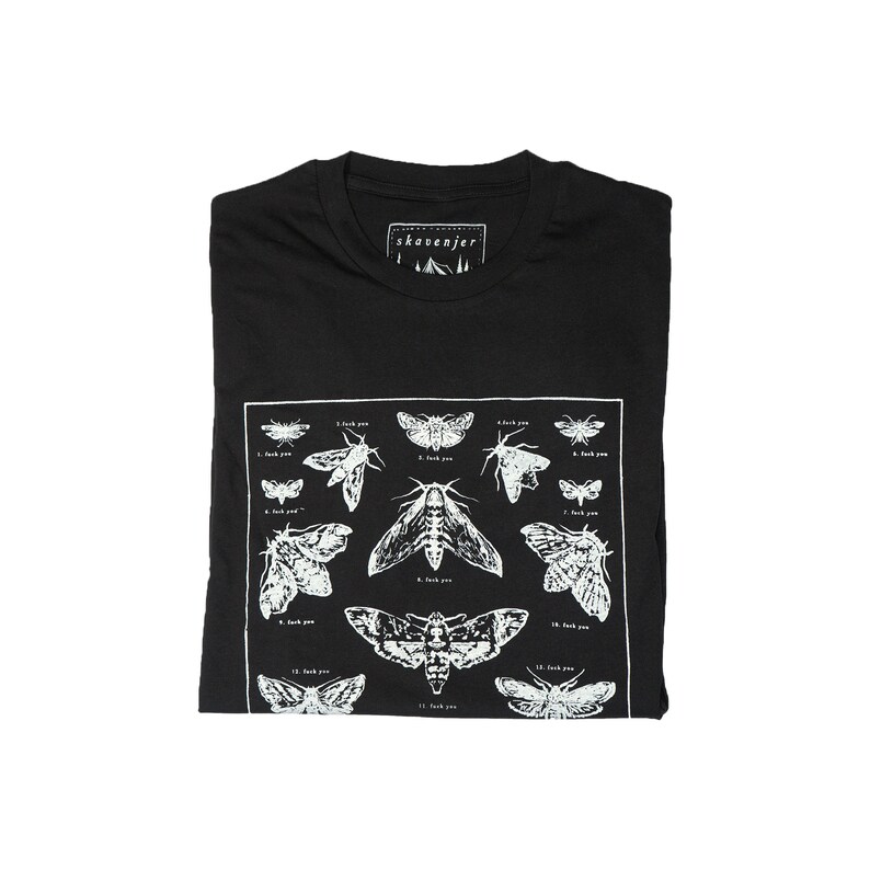 Moth Collection T-shirt - Etsy