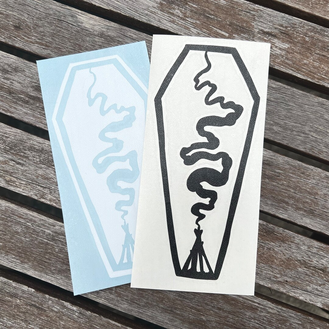 Camp Coffin (vinyl Decal) - Etsy