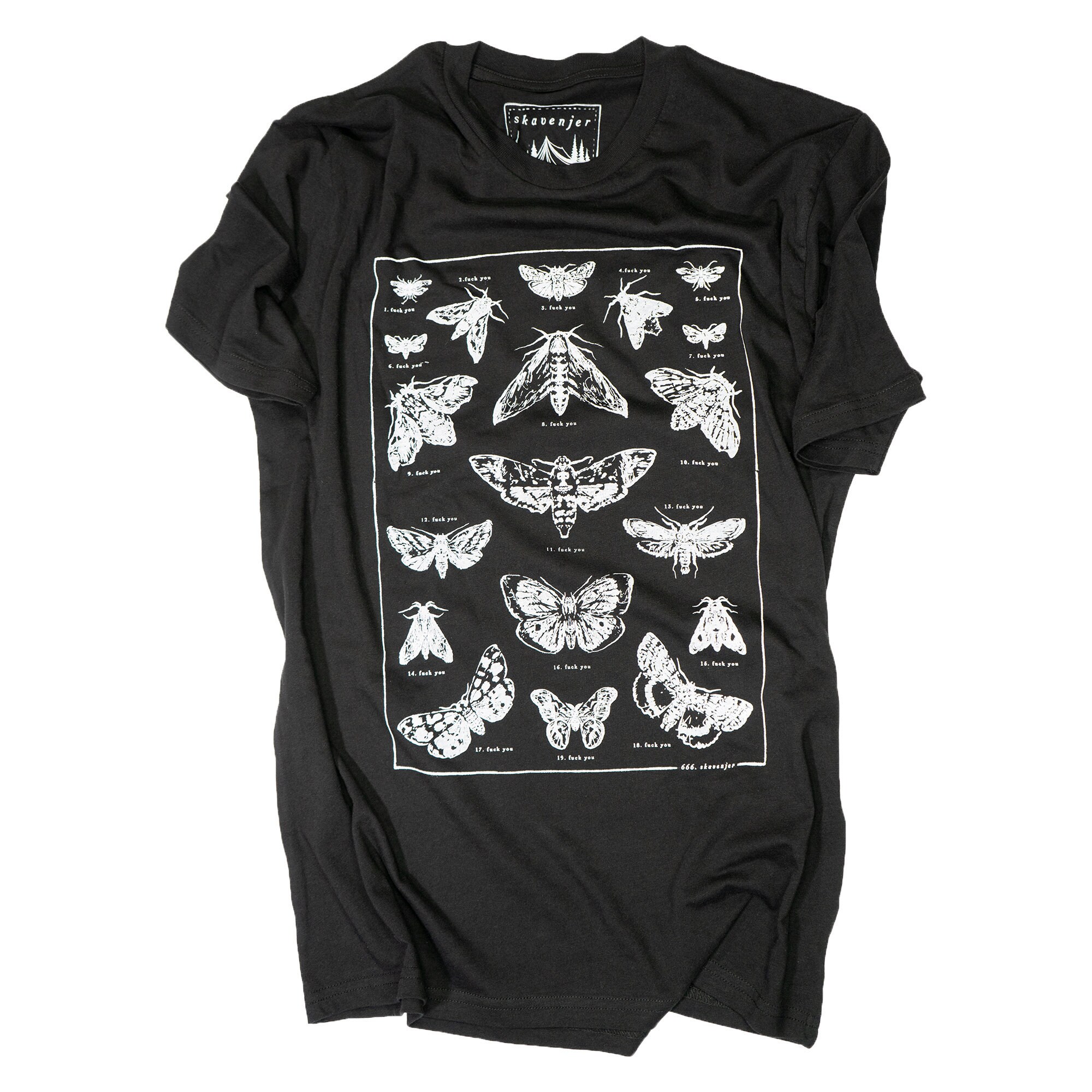 Moth Collection T-shirt - Etsy
