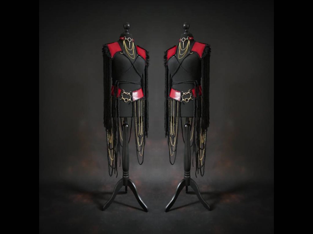 Burlesque Outfit Fusiondance Costume Darkfusion Costume - Etsy