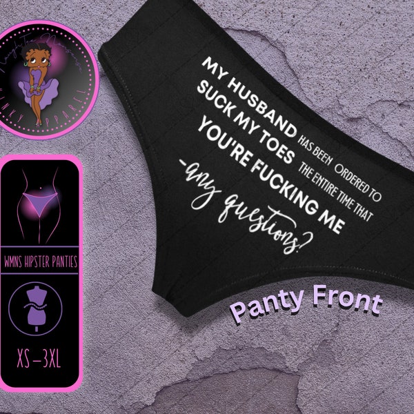 Lingerie Hotwife Bbc Qos Panties Etsy