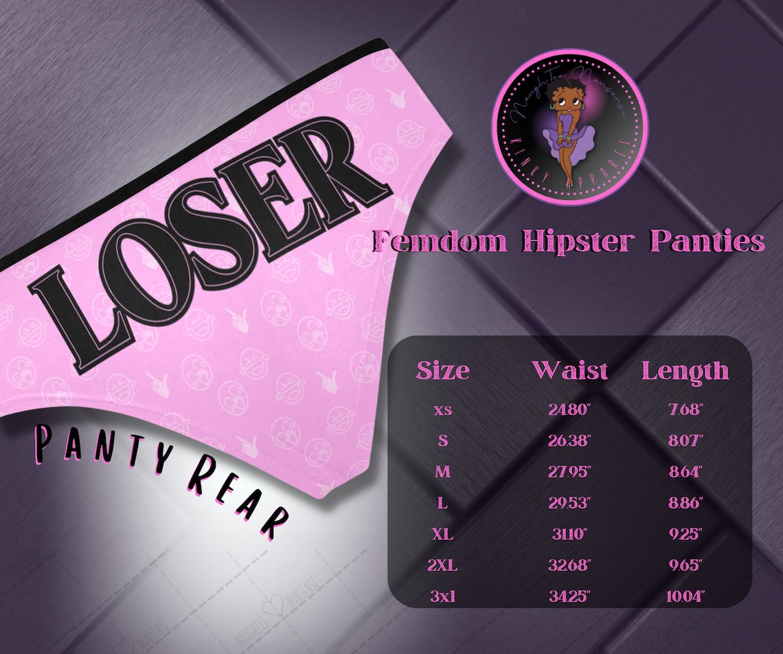 Tiny Cock Faggot Who Loves Bbc Femdom Hipster Femdom Panties Etsy