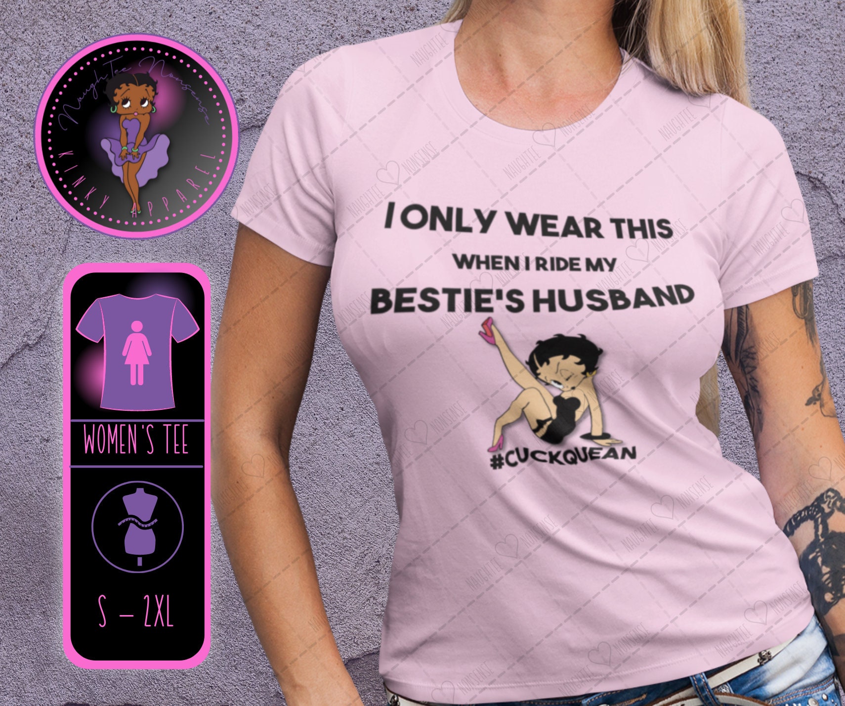 Cuckquean Ride My Besties Husband Womens Tshirt, Cuckold, Cheating ...
