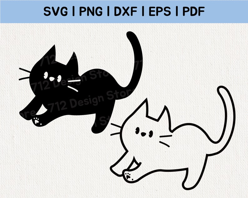 Katze SVG Tier SVG Kätzchen SVG-Dateien für Cricut Katze - Etsy Schweiz