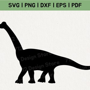 Brachio Saurs SVG, Dinosaur SVG, Dino SVG Files for Cricut, Dinosaur ...