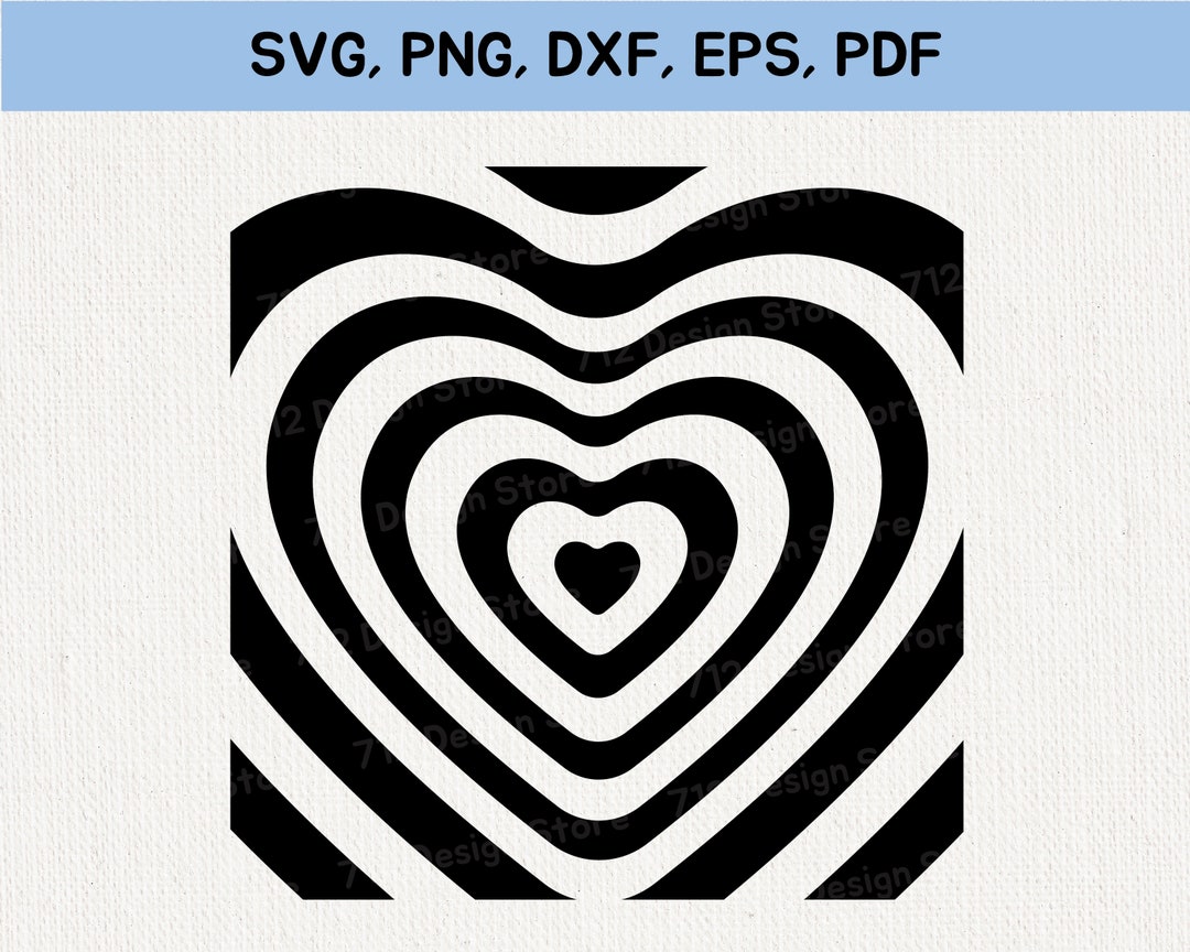 Heart Print SVG, Heart SVG, Seamless Pattern SVG Files for Cricut ...