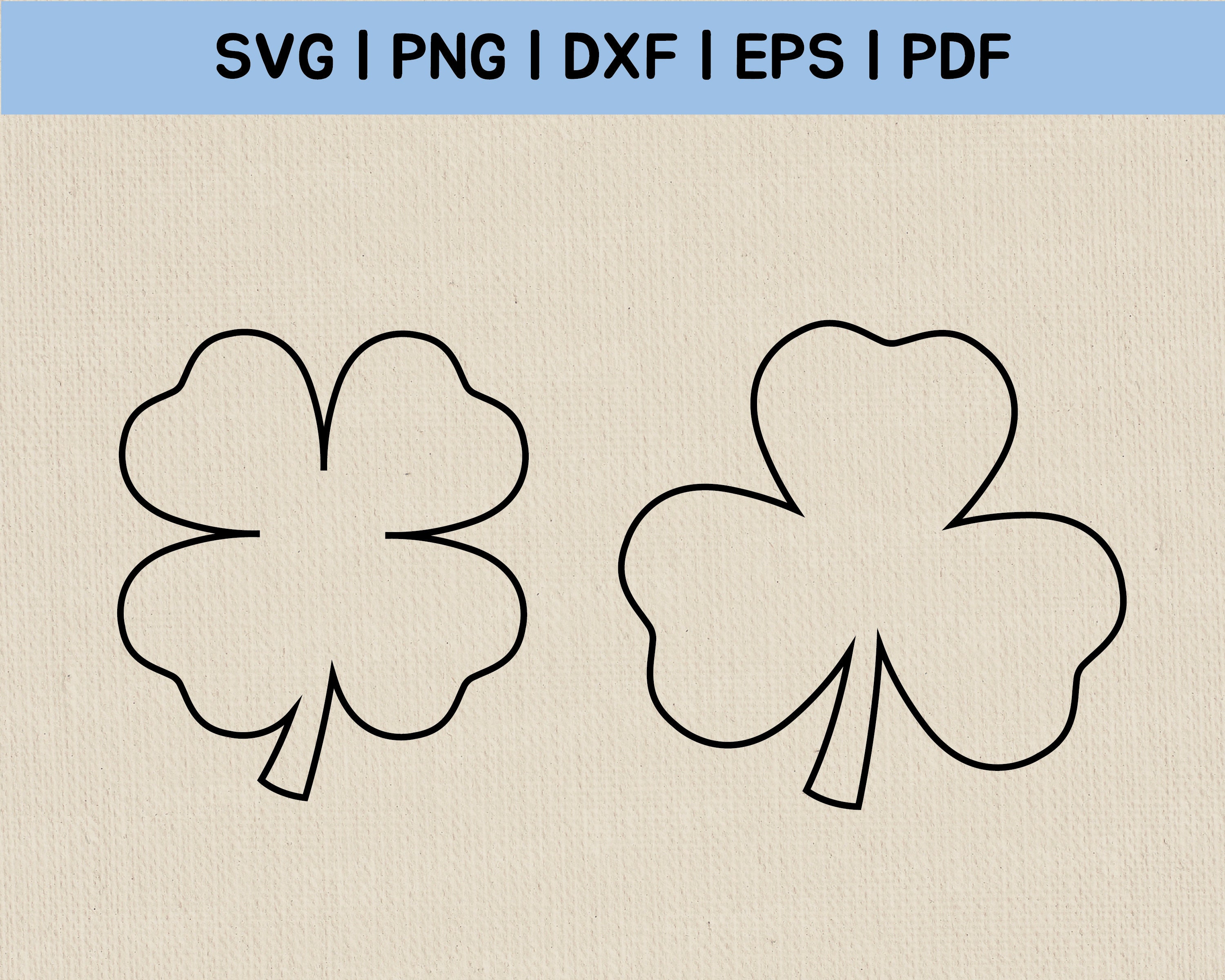 Clover SVG, Shamrock SVG, St Patricks SVG Cut File for Cricut, Lucky ...
